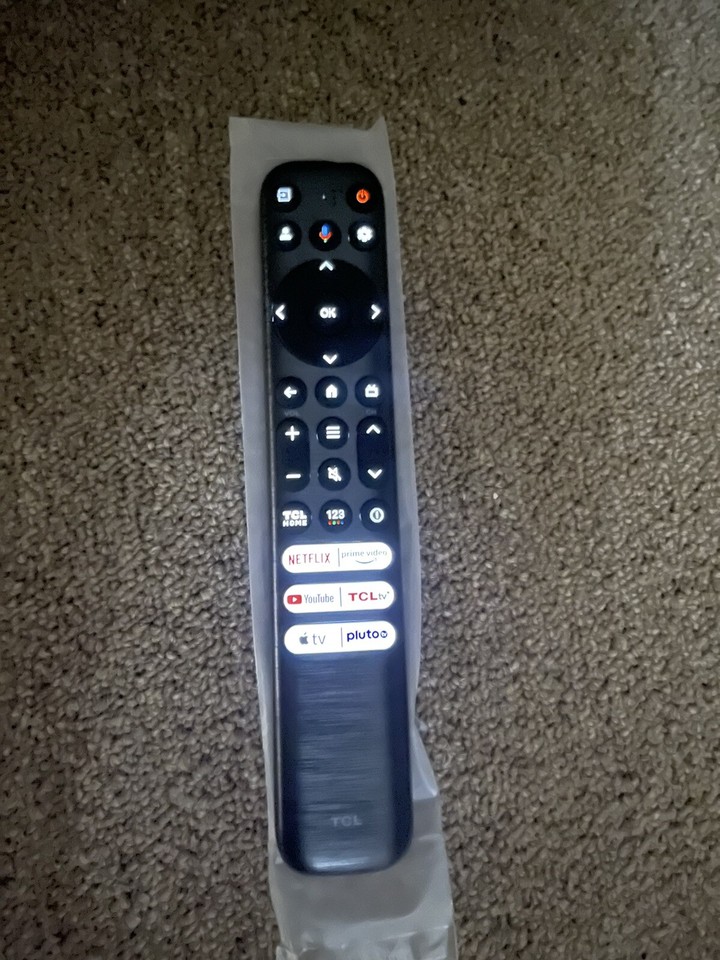 Original TCL Smart Tv Voice Remote RC923 FMB2 Mic Built In Netflix ...