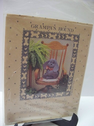 Grampas Hound Pattern Huggable Soft Sculpture Becky Tuttle All Cooped ...