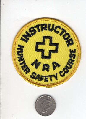 NRA HUNTER SAFETY COURSE INSTRUCTOR FIREARMS GUN PATCH #79 - MICHIGAN ...