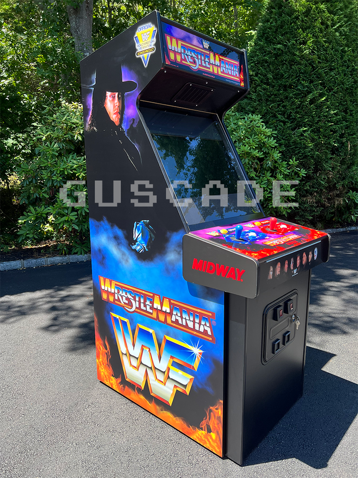WWF WrestleMania Arcade Machine NEW Full Size Videogame machine GUSCADE ...