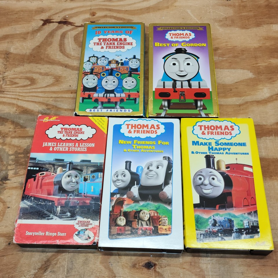 VHS Lot Thomas the Train VHS Thomas and Friends Tank Engine Vintage LOT ...