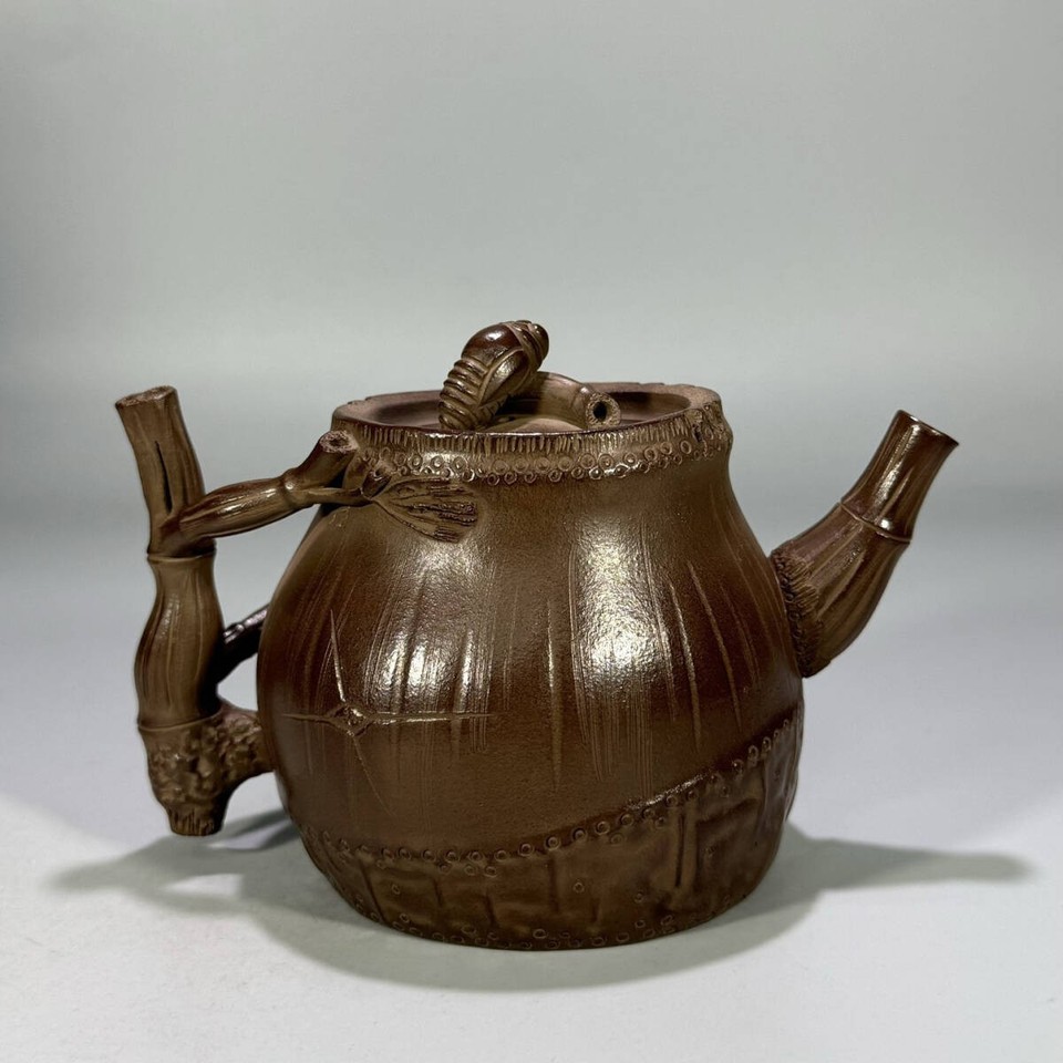 Ancient pottery, purple clay pottery, Qing Dynasty [Chen Mingyuan] made "Pupa | eBay