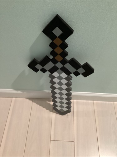 Minecraft 2013 Foam Iron Sword Accessory Think Geek Mojang | eBay