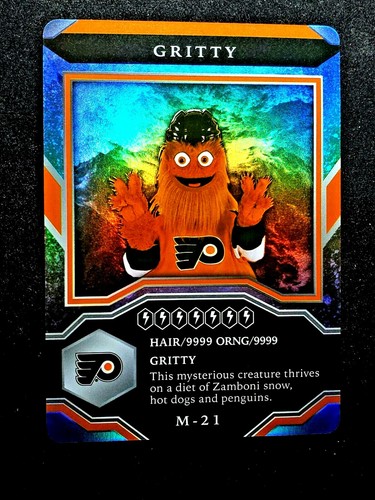 2021-22 Upper Deck MVP Gritty Mascot M-21 Mint Brand New Centered Grade ...