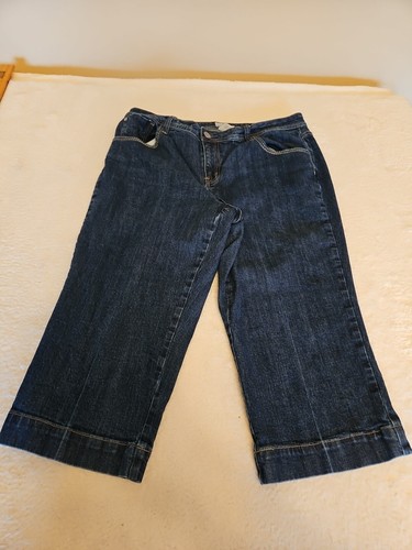 JMS Women's Plus Size 16W Classic Stretch Denim Capri Jeans | eBay