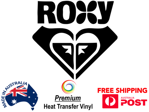ROXY IRON ON HEAT TRANSFER LOGO SURFING VINYL DECAL HTV STREETWARE ...