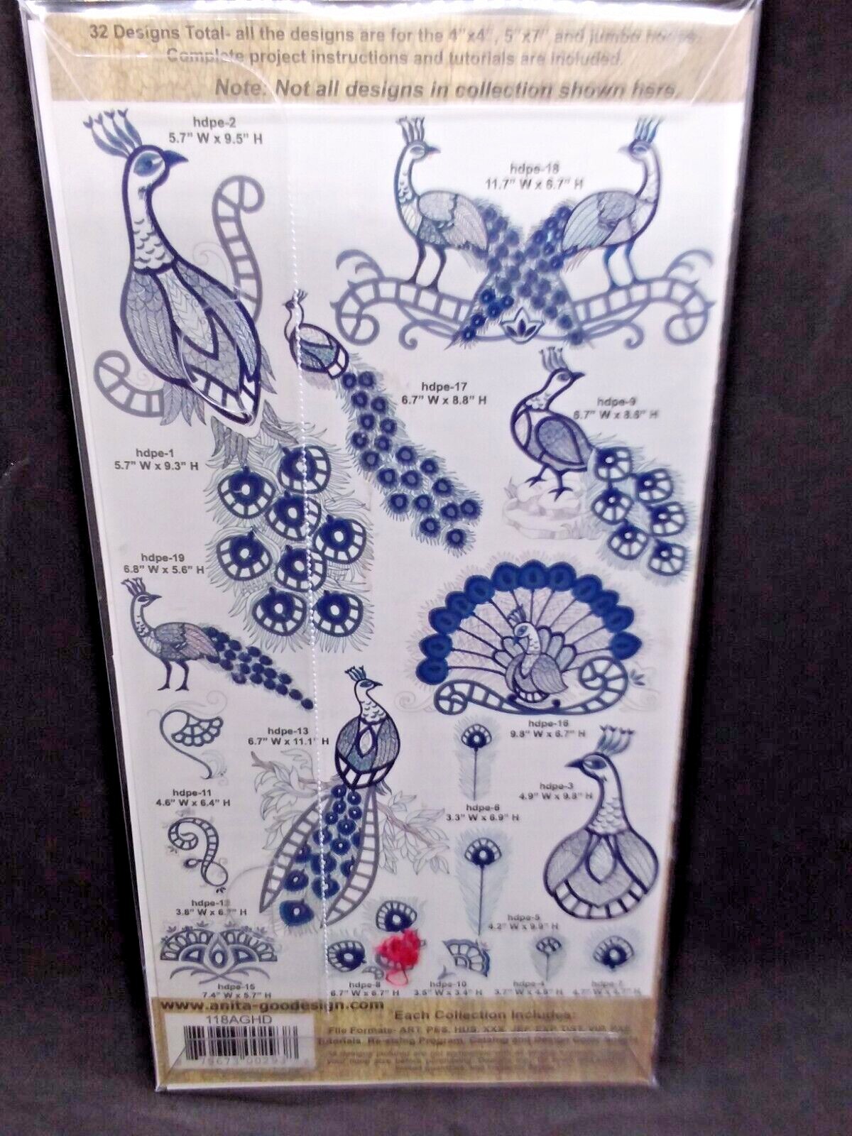 Various Anita Goodesign Embroidery Machine Design CDs for Fashion ...