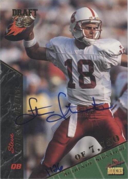 1995 Signature Rookies - Steve Stenstrom #65 Signatures /7750 (AU, RC ...