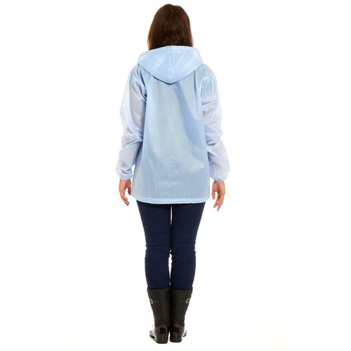 Unisex Lightweight Showerproof Jacket Mac Plain Kagool for Men & Women ...