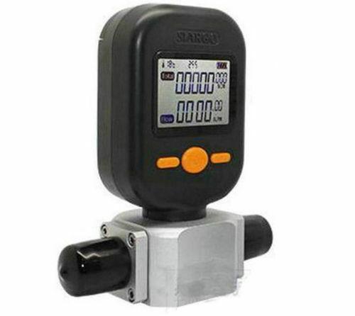 Digital Gas Mass Flow Meter 0-200L/Min Protable Gas Air Flow Rate ...