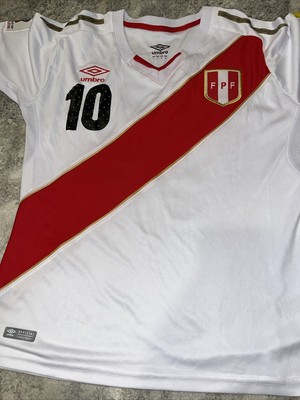 Umbro Peru Fpf Short Sleeve Soccer Jersey Size Large FIFA World Cup ...