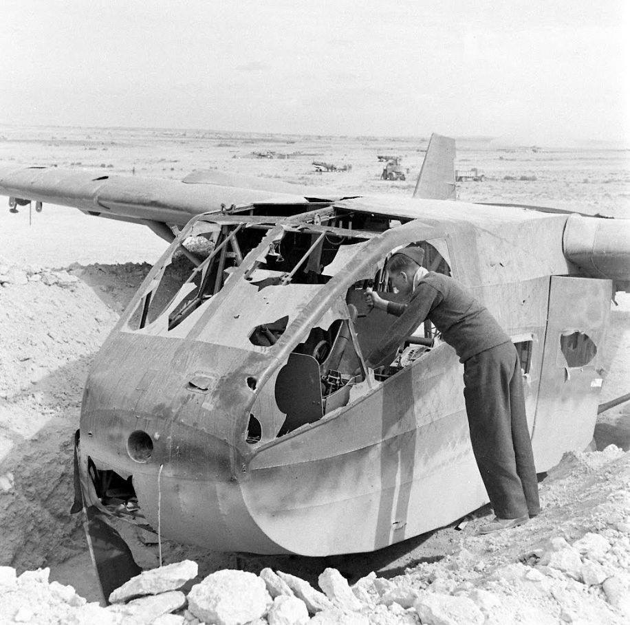 WW2 Photo WWII German Luftwaffe Glider Western Desert 42 World War Two ...