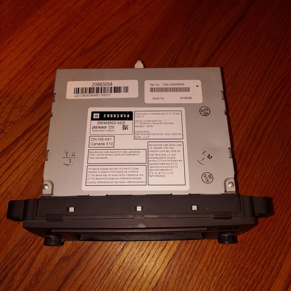 Chevy Avalanche 2011 Factory Stereo NAV Navigation USB CD - DVD Radio ...