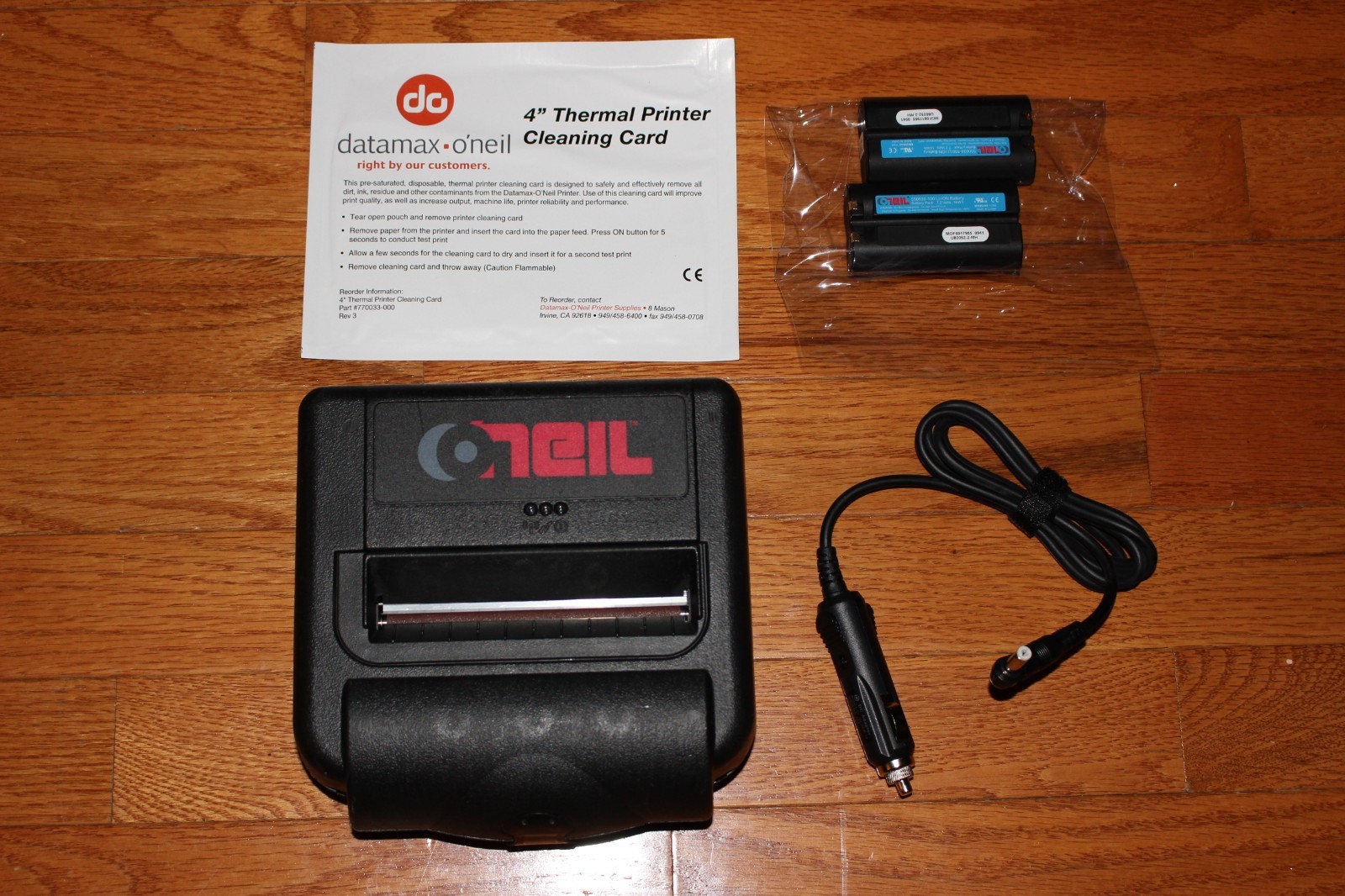 Datamax Portable Label Printer O'Neil MF4te ONeil Mobile Bluetooth Car ...