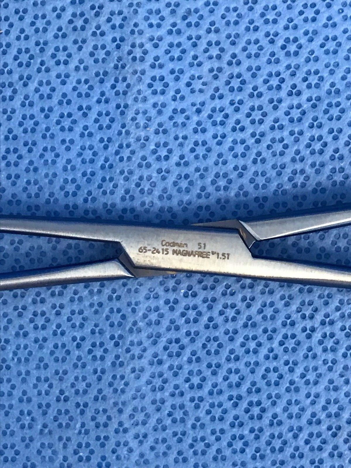Codman Symmetry Surgical 65-2415 Magnafree Sponge Forcep TItanium Non ...