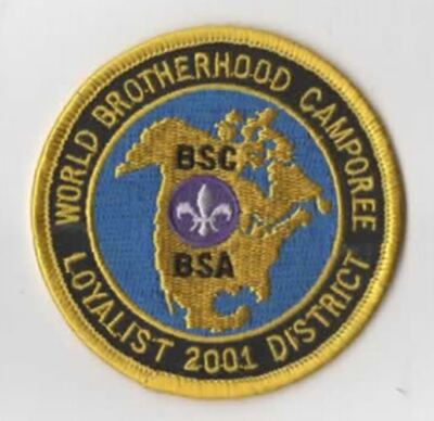 2001 BSCC BSA World Bortherhood Camporee Loyalist District YLW Bdr ...