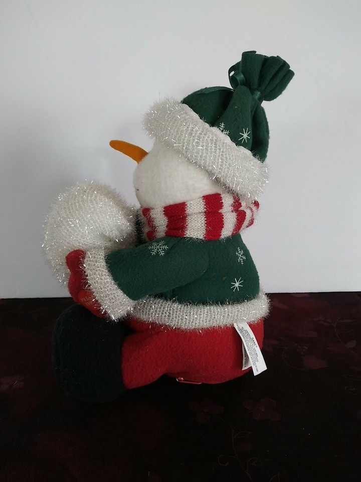 Toe Tappin Snowman By Ganz Animated Musical Christmas Snowman Plush ...