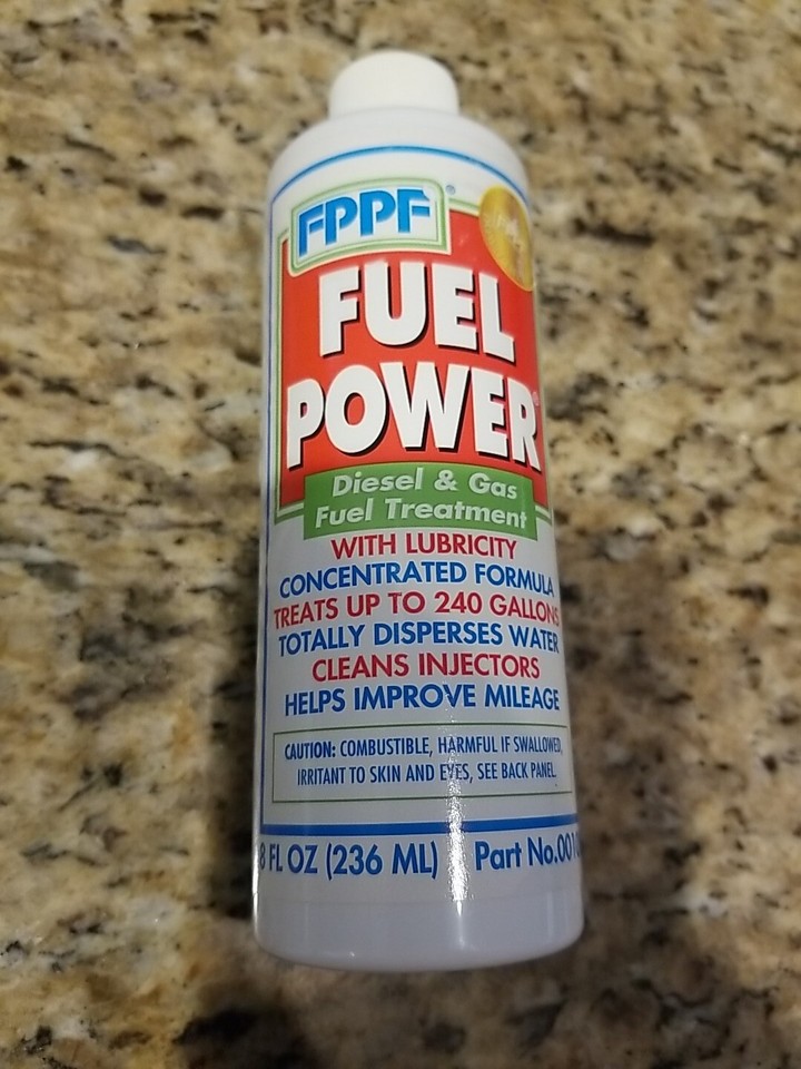 FPPF Fuel Power 00100 Diesel & Gas Fuel Treatment Additive w/ Lubricity ...