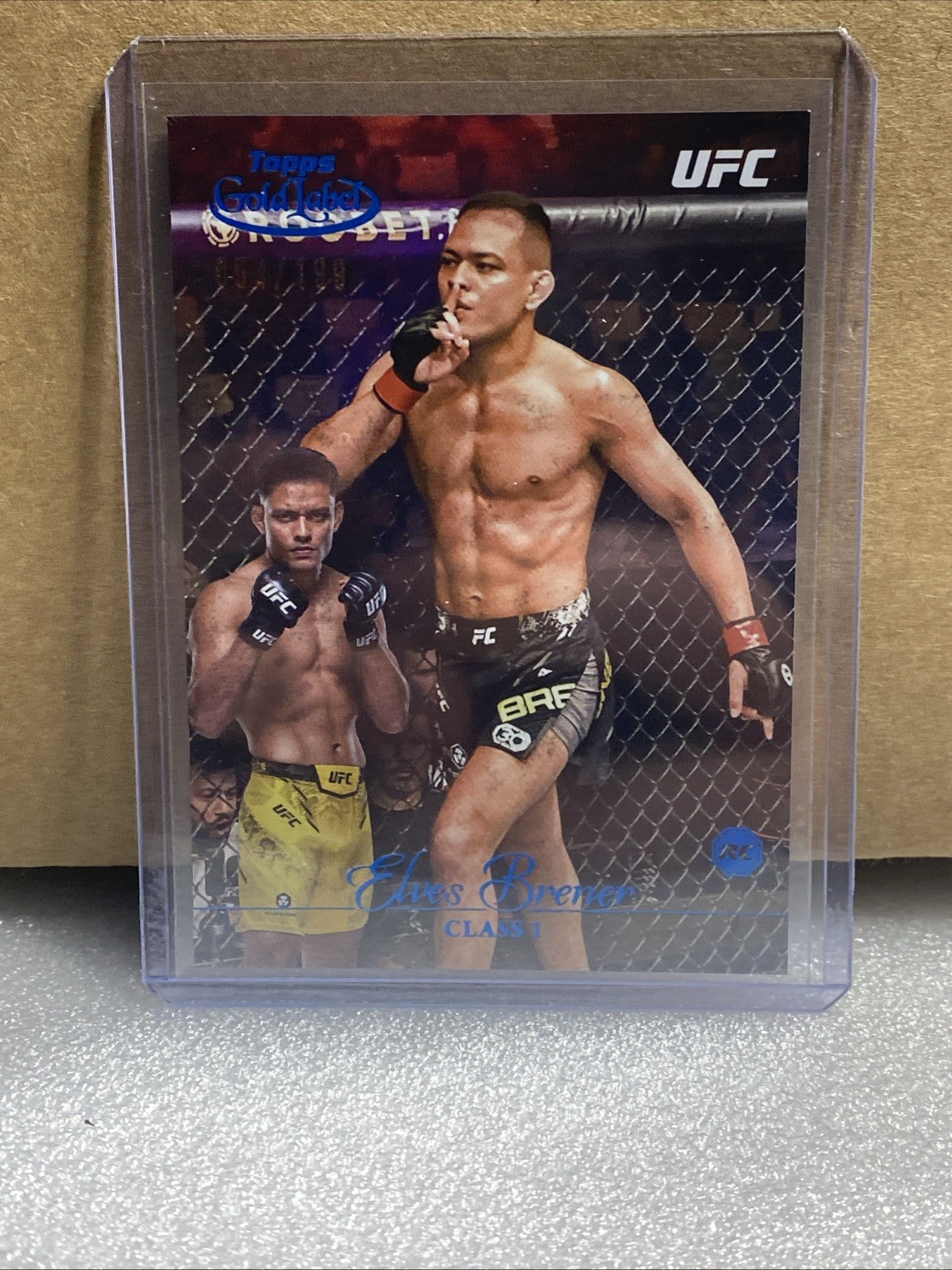 Elves Brener 2024 Topps Gold Label UFC #90 Class 1 - Gold /1 Price ...