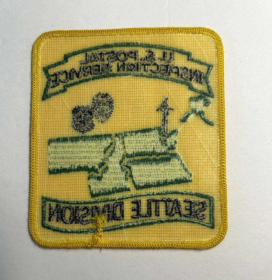 WA WASHINGTON USPS US POSTAL INSPECTION SERVICE SEATTLE DIVISION PATCH ...