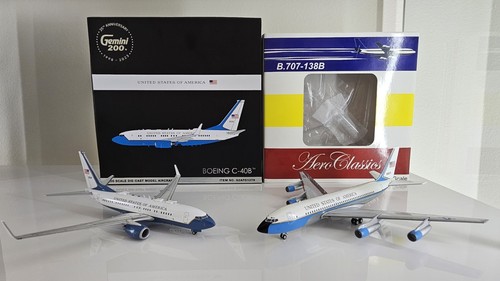 Gemini Jets 200 Boeing 737 C-40B Aeroclassics 200 Boeing 707-138B 1:200 ...