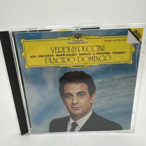 Placido Domingo - Verdi & Puccini CD 1986 Deutsche Grammophon Opera | eBay
