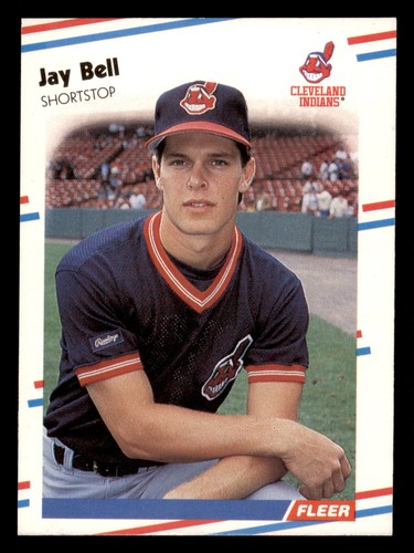 1988 Fleer Jay Bell #602 Rookie Cleveland Indians | eBay