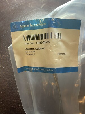 Agilent 19232-80550 TCD make-up gas adapter NEW | eBay