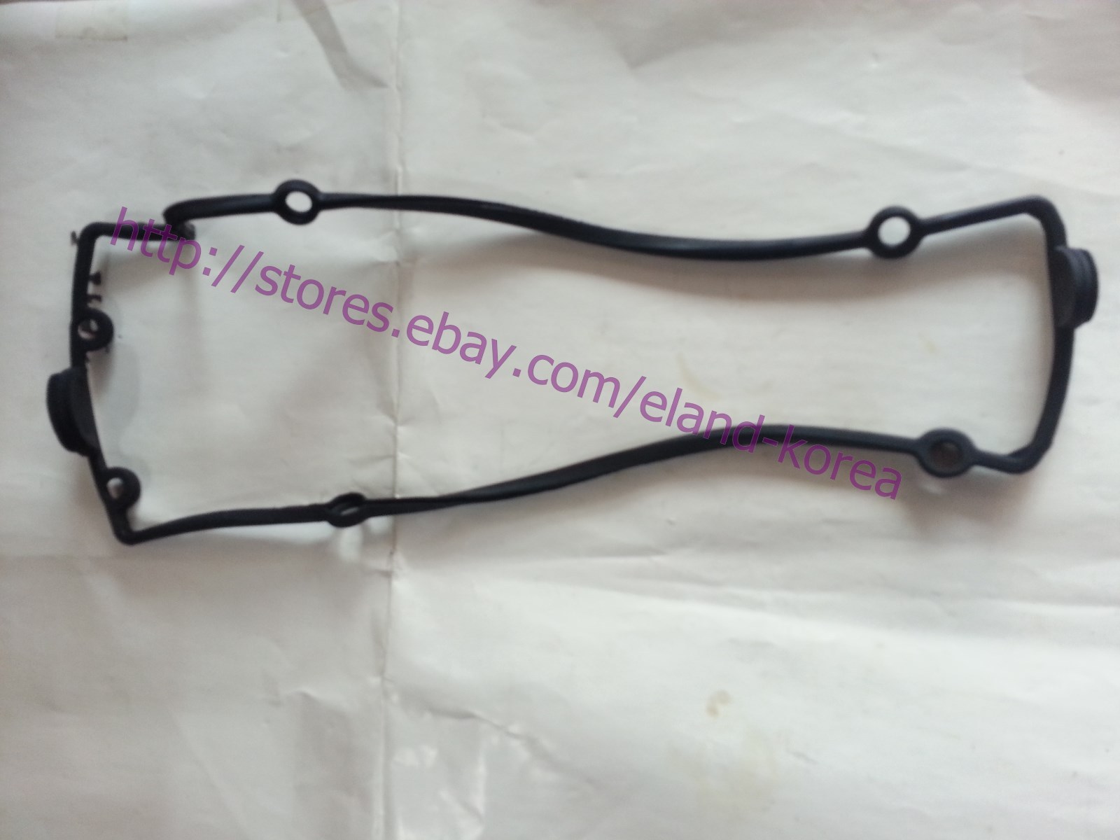 Genuine 4Cylinder Head Cover Gasket for Ssangyong KORANDO,MUSSO ~05 ...