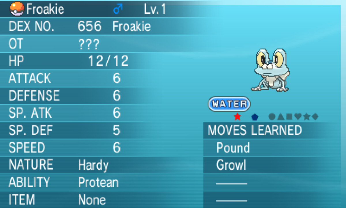 Pokemon X And Y Froakie Shiny