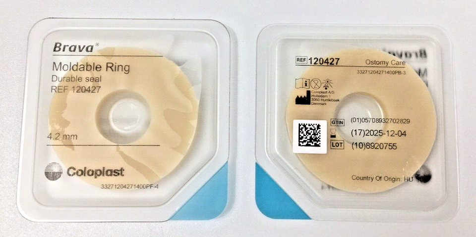 10 Coloplast 120427 Brava Moldable Ring Protective Seals Thick 4.2mm ...
