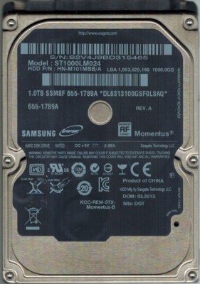 Seagate ST1000LM024 HN-M101MBB/A Samsung 1TB 655-1789A | eBay