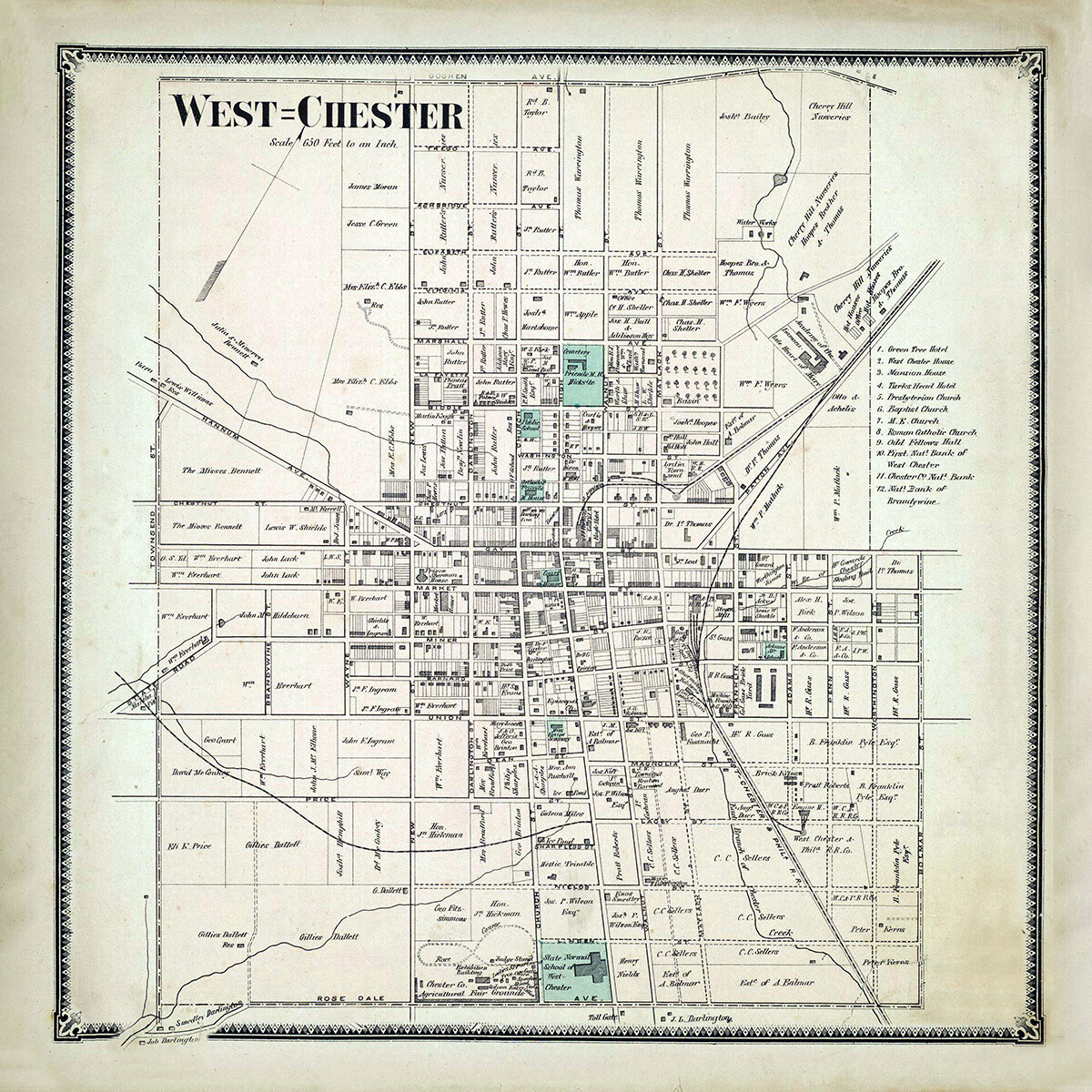 West Chester County Map