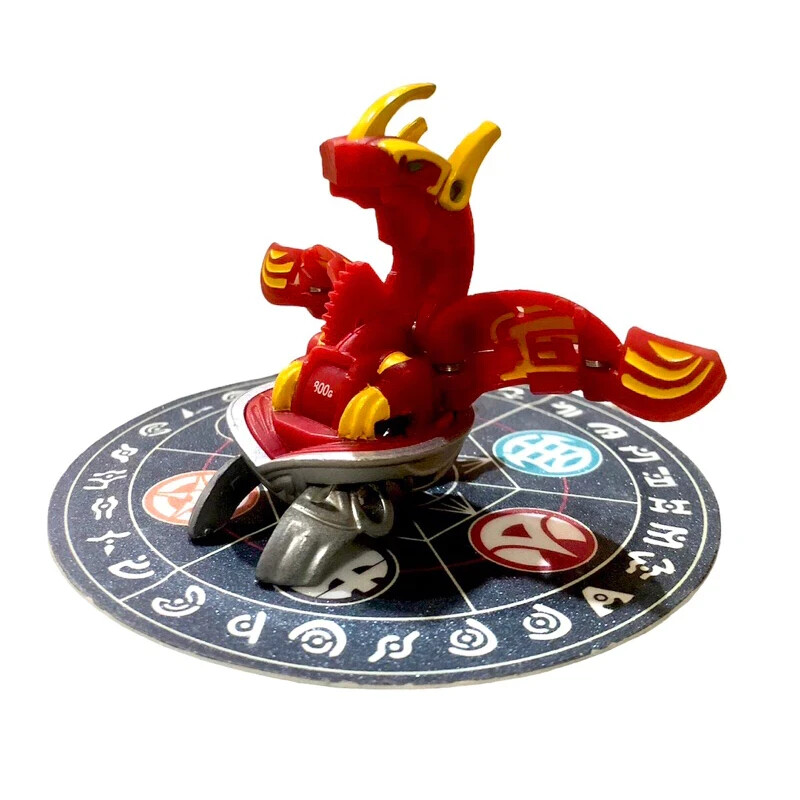 Bakugan Pyrus Meta Dragonoid Mechtanium Surge Custom Painted Diecast ...