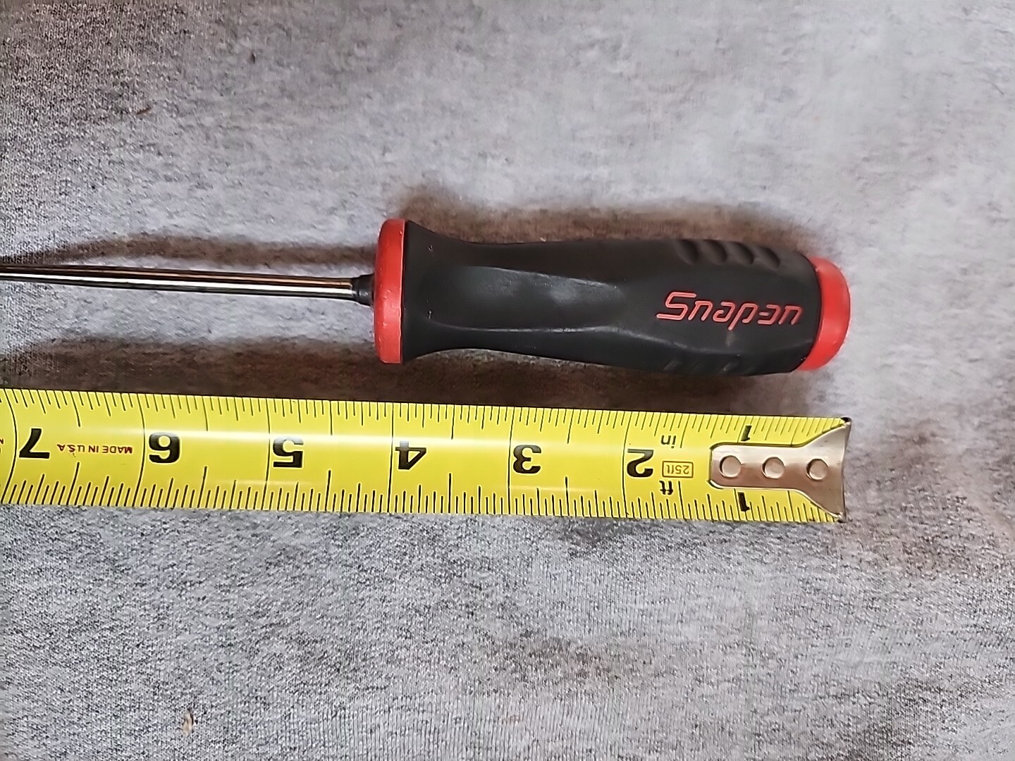 Snap-on Tools Scratch Awl Marking Tool Red Black Soft Grip Handle ...