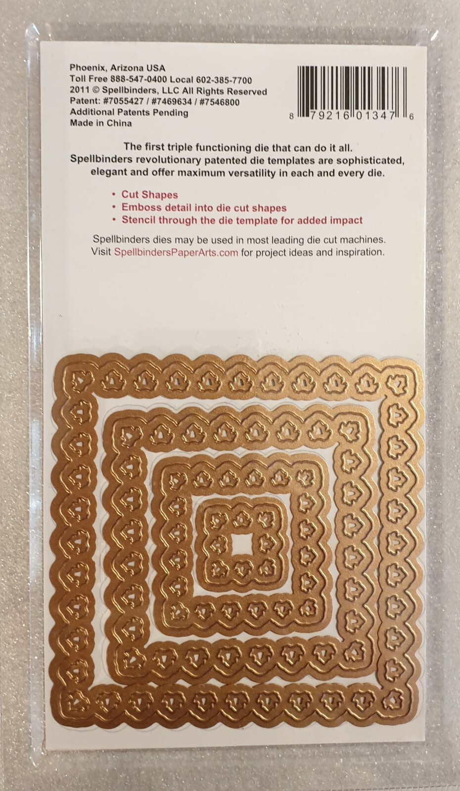 Spellbinders - Nestabilities - Decorative Elements - Leavy Squares - S4 ...