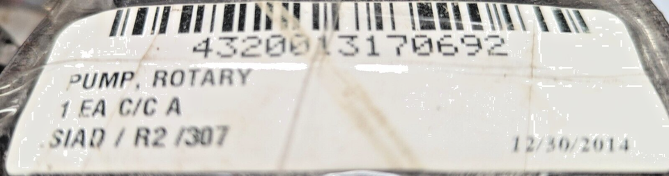 HMMWV, CUCV, M1008, M1009 6.2 L Diesel Stanadyne 28396, Rotary Pump ...