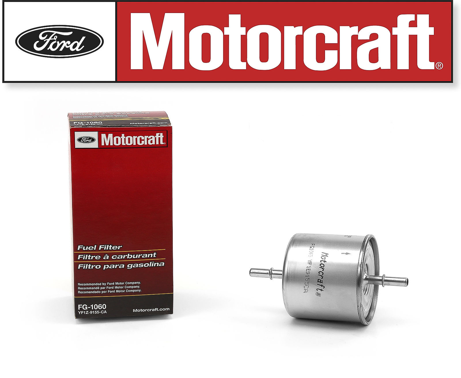 Genuine Motorcraft Fuel Filter FG800A replaced by FG1060 E7DZ9155A | eBay