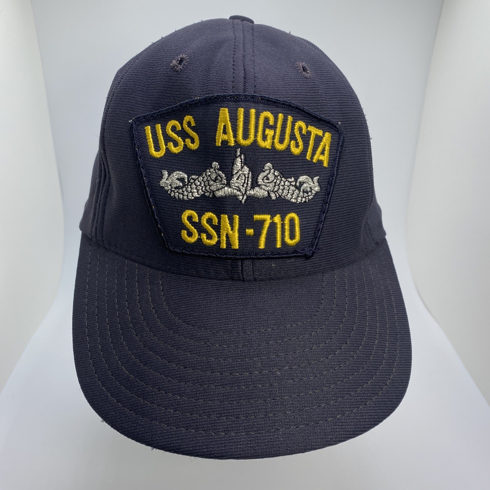 Vintage USS Augusta SSN-710 Hat Cap Submarine Dolphin… - Gem