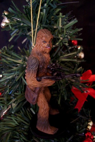 DISNEY STAR WARS CHEWBACCA CUSTOM CHRISTMAS ORNAMENT GREAT DETAIL NEW ...