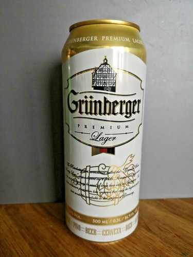 Grunberger aluminium can bier beer cerveza alus 0,5 500ml bierdose ...