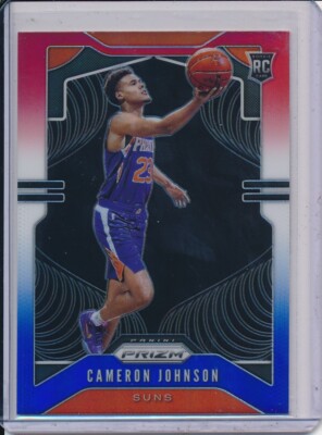 CAMERON JOHNSON 2019-20 PANINI PRIZM RED WHITE & BLUE PRIZMS RC #257 | eBay