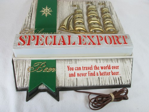 Viintage 1970's Heileman's Special Export Beer light lighted bar tavern ...
