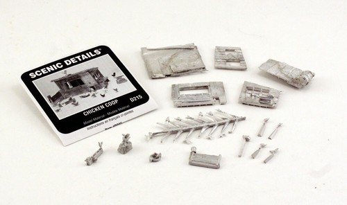 Woodland Scenics Chicken Coop HO Railroad Train Building D215 | eBay