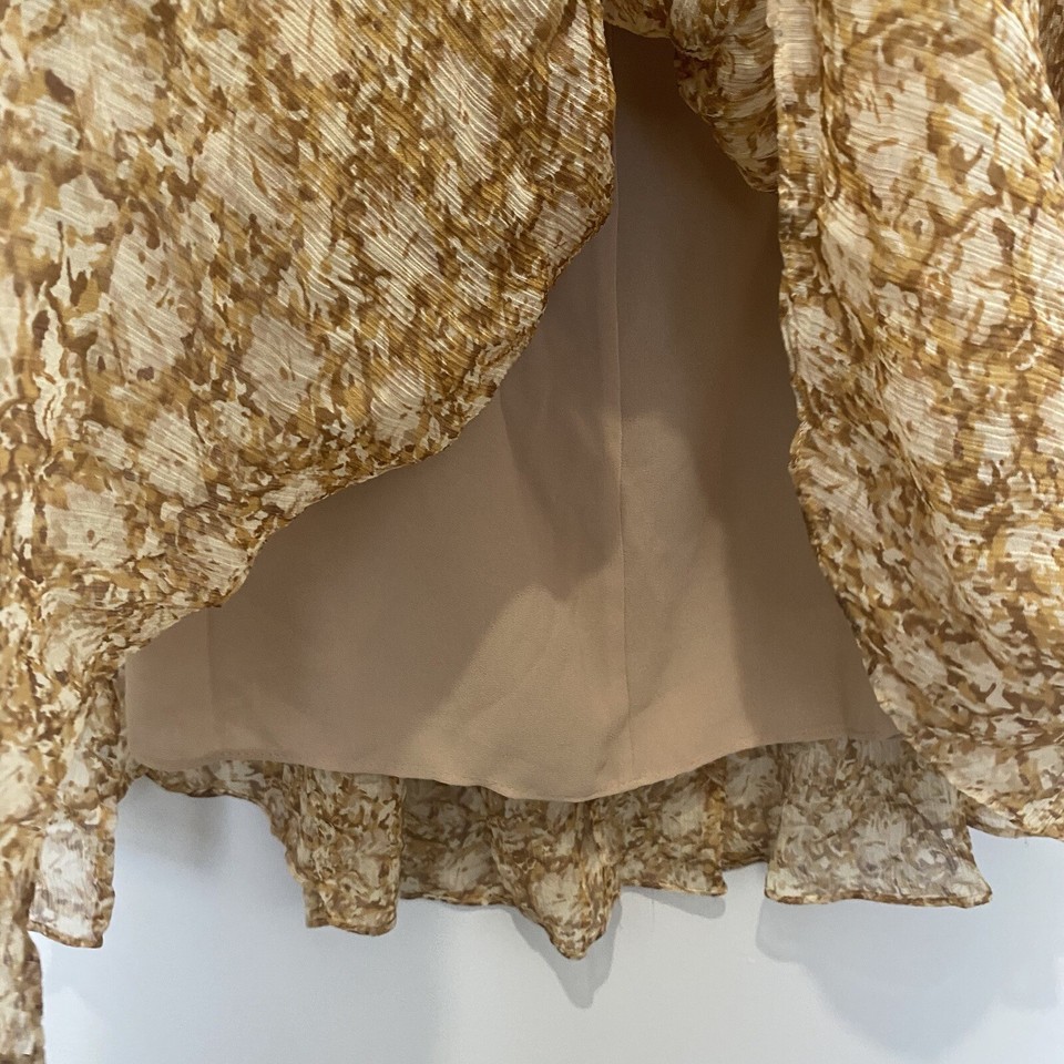 Shona Joy Julia Size AU16 US12 Mustard Cut Out Backless Midi Dress NWT ...