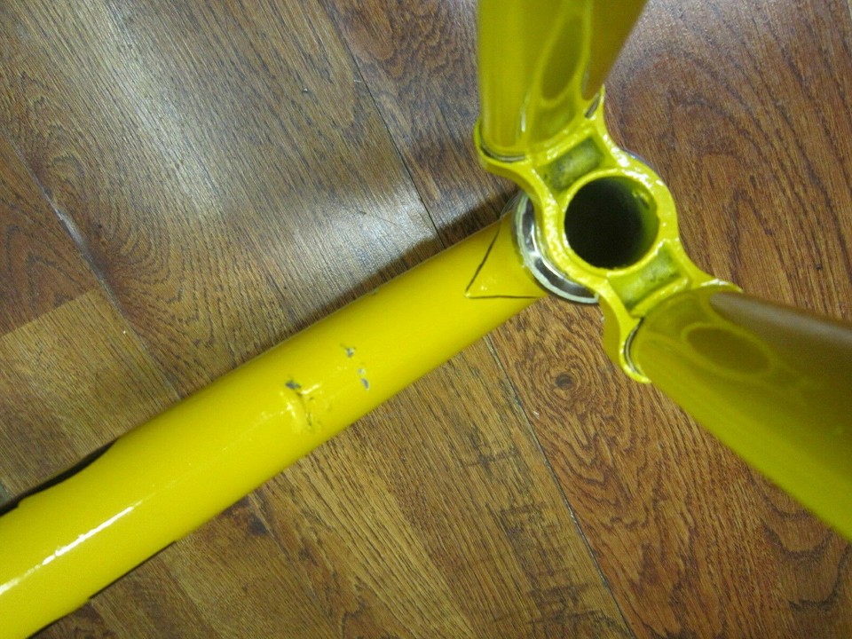 VINTAGE ROBERTS REYNOLDS 531 LUGGED STEEL ROAD BIKE FRAME SET 51 x 54 ...