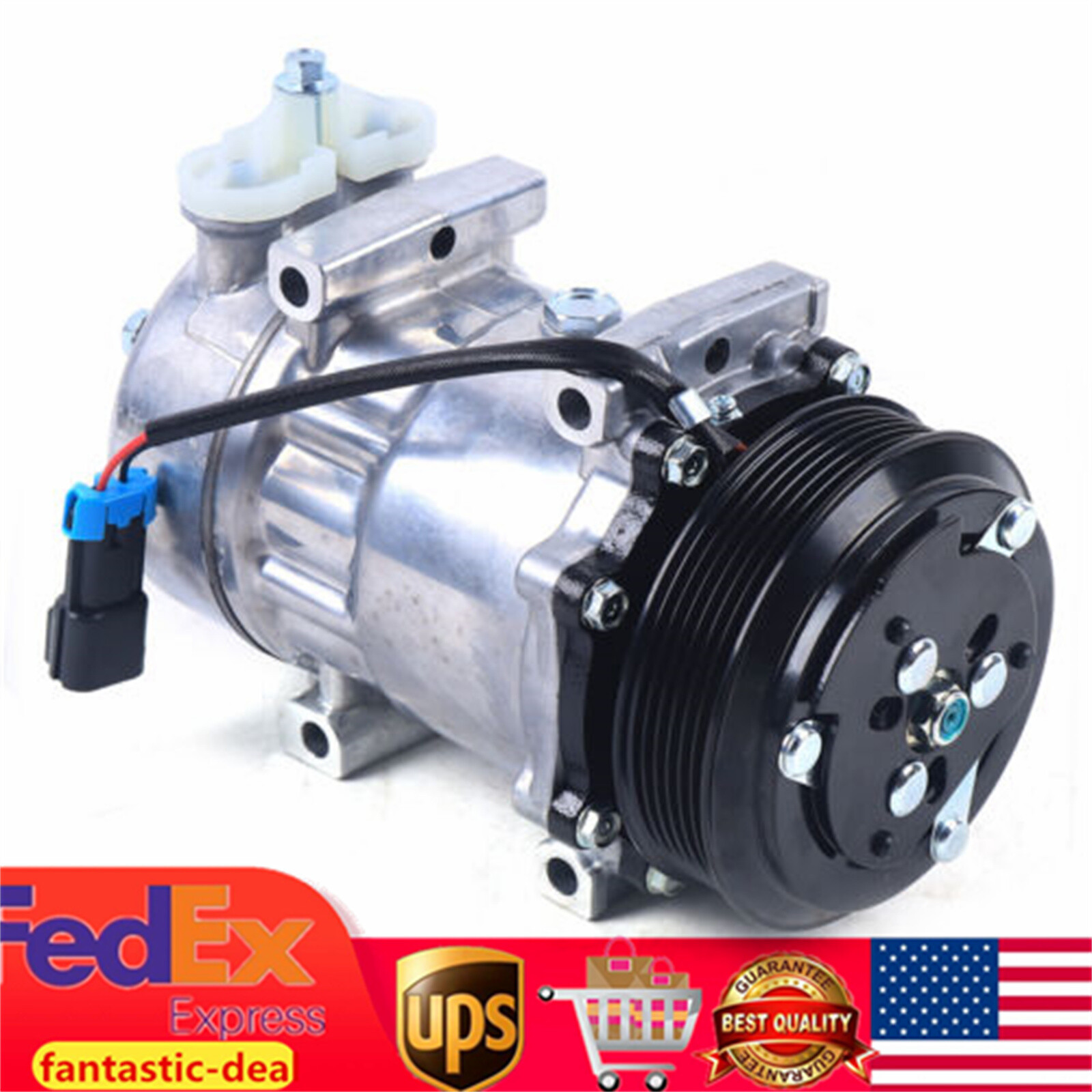 For Peterbilt & Kenworth T660 T800 4039 4424 4731 A/C AC Compressor ...