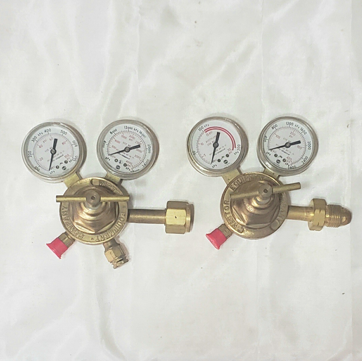 Victor Regulator Set SR-250-C Oxygen SR-260-A Acetylene For Welding ...