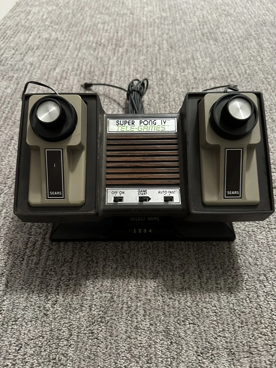 ATARI SUPER PONG Vintage Electronic Video Game TV Console Computer ...