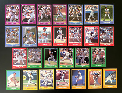 1988 Los Angeles Dodgers Score Team Set Lot 27 Baseball Cards World ...